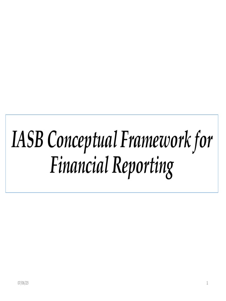 Financial Reporting Framework Guide | PDF