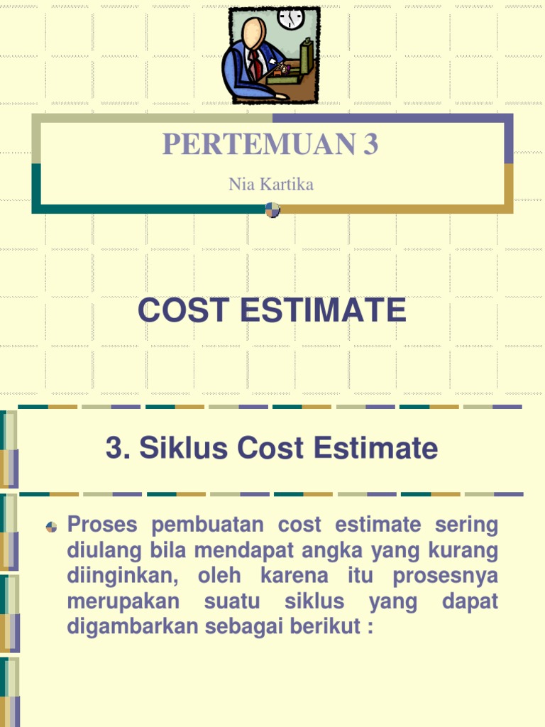Pertemuan 3 Cost Estimate Concept Mappdf 1648619817 | PDF | Pengelolaan ...