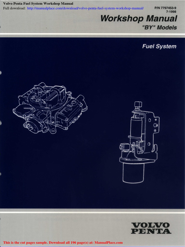 Volvo Penta Fuel System Manual | PDF | Computers