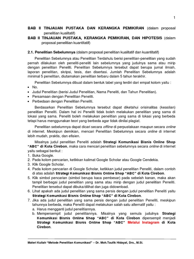 Materi Kuliah MPK 2023 Bagian 2 | PDF