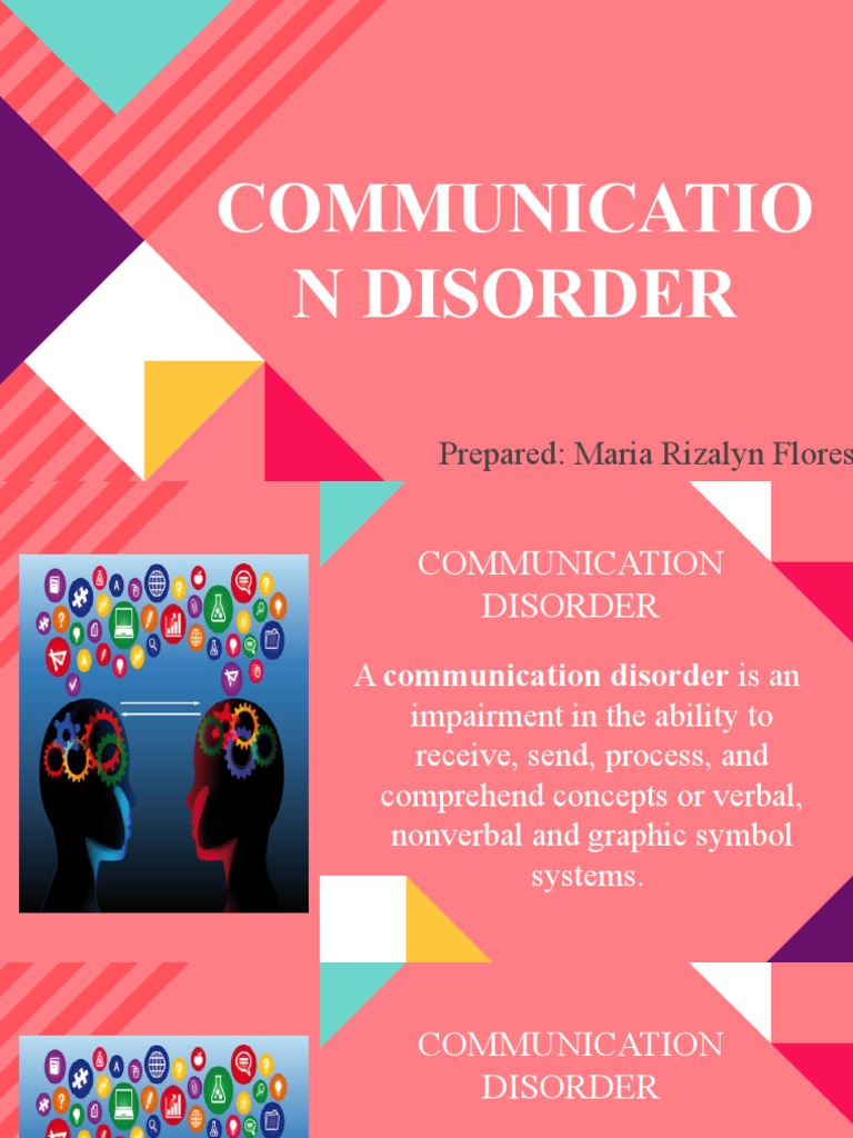 Communication Disorders | PDF | Communication | Speech