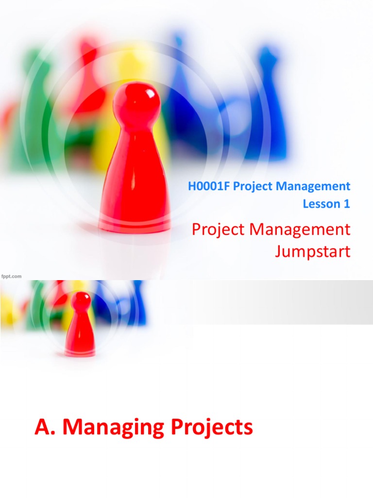 AY 2019 Sem2 H0001F L01 Lecture Notes (Student) | PDF | Project ...