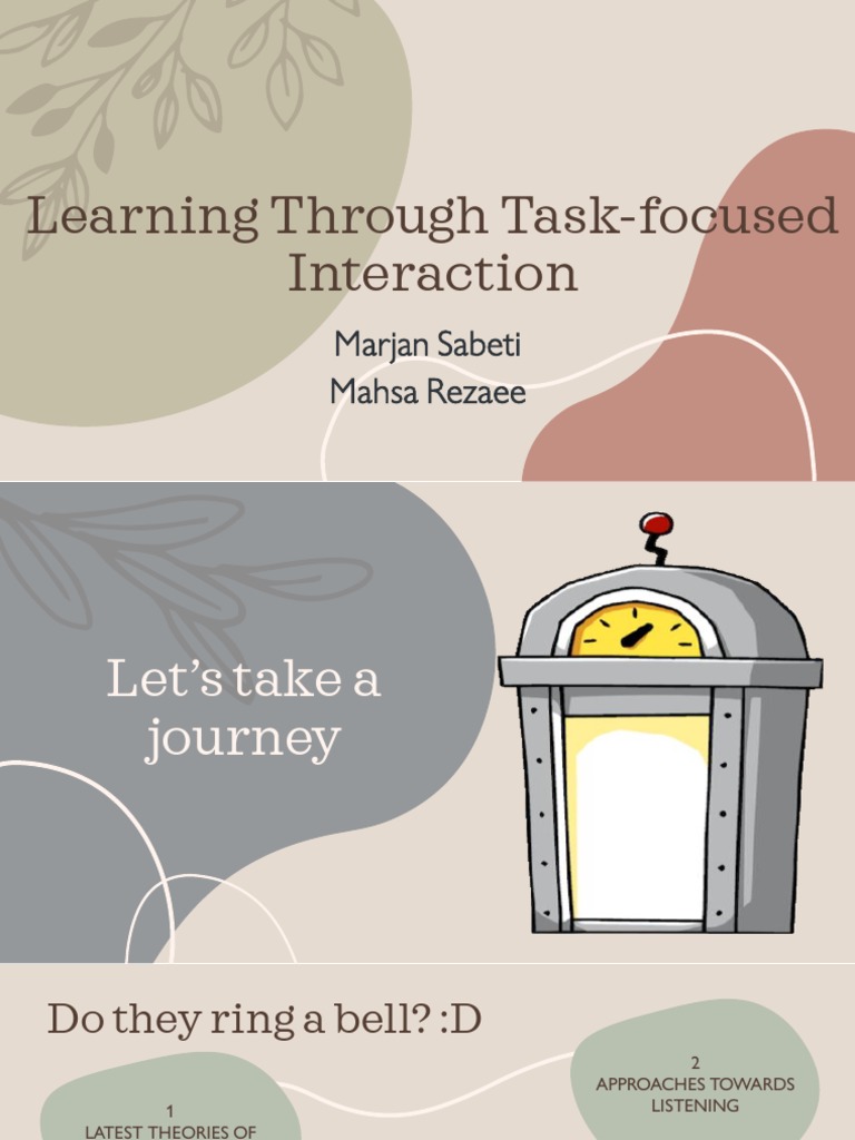 Learning Through Task-Focused Interaction | PDF