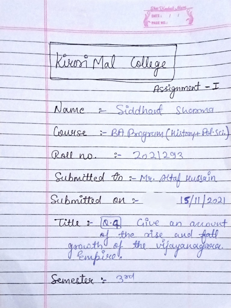 History Assignment | PDF