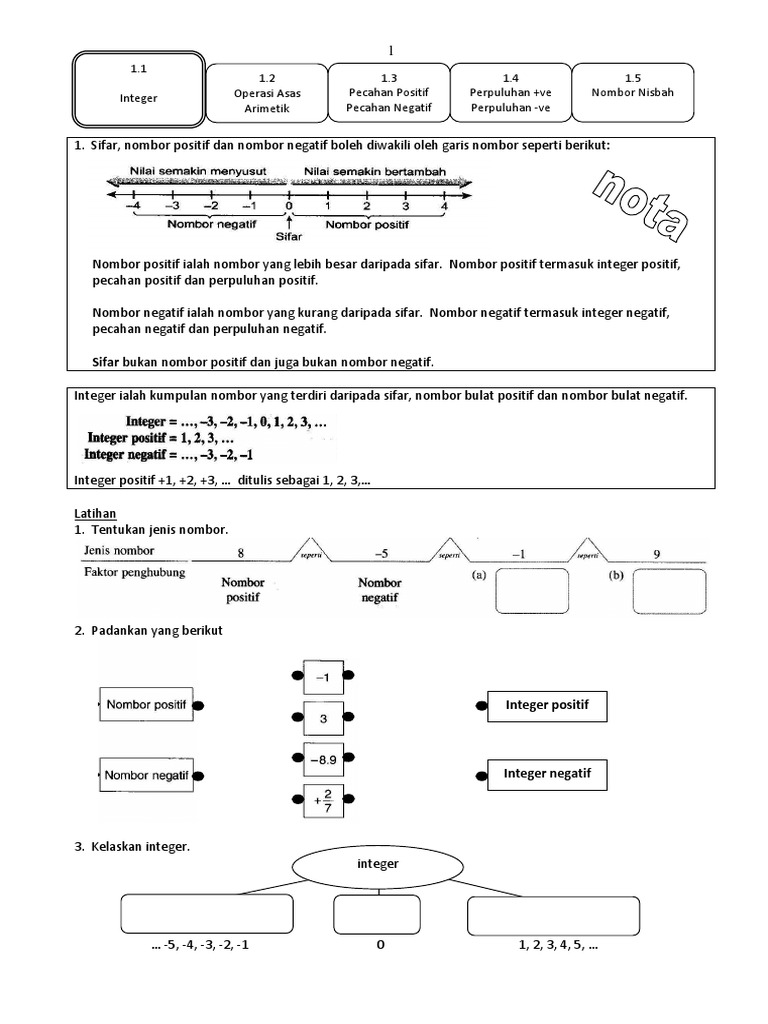 1 Nombor Nisbah Part A | PDF