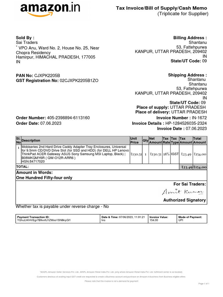 Invoice Document | PDF