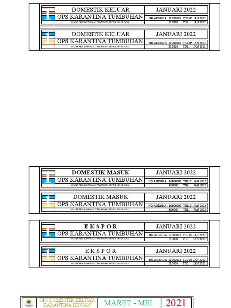 1.label Kotak Arsip | PDF