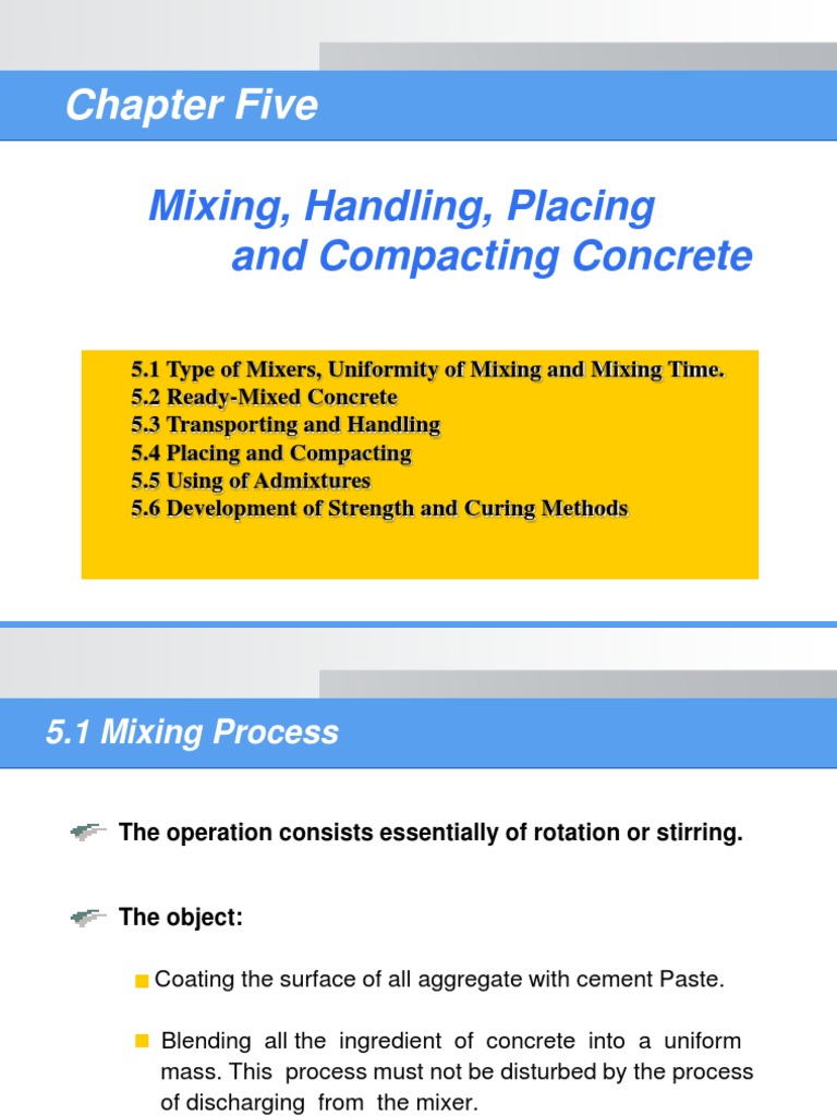 CH5 - Part1 | PDF | Concrete | Applied And Interdisciplinary Physics