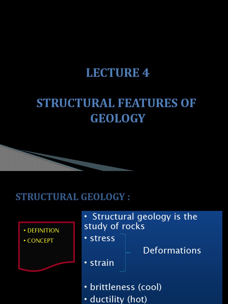 Structural Features of Geology | PDF | Fault (Geology) | Structural Geology