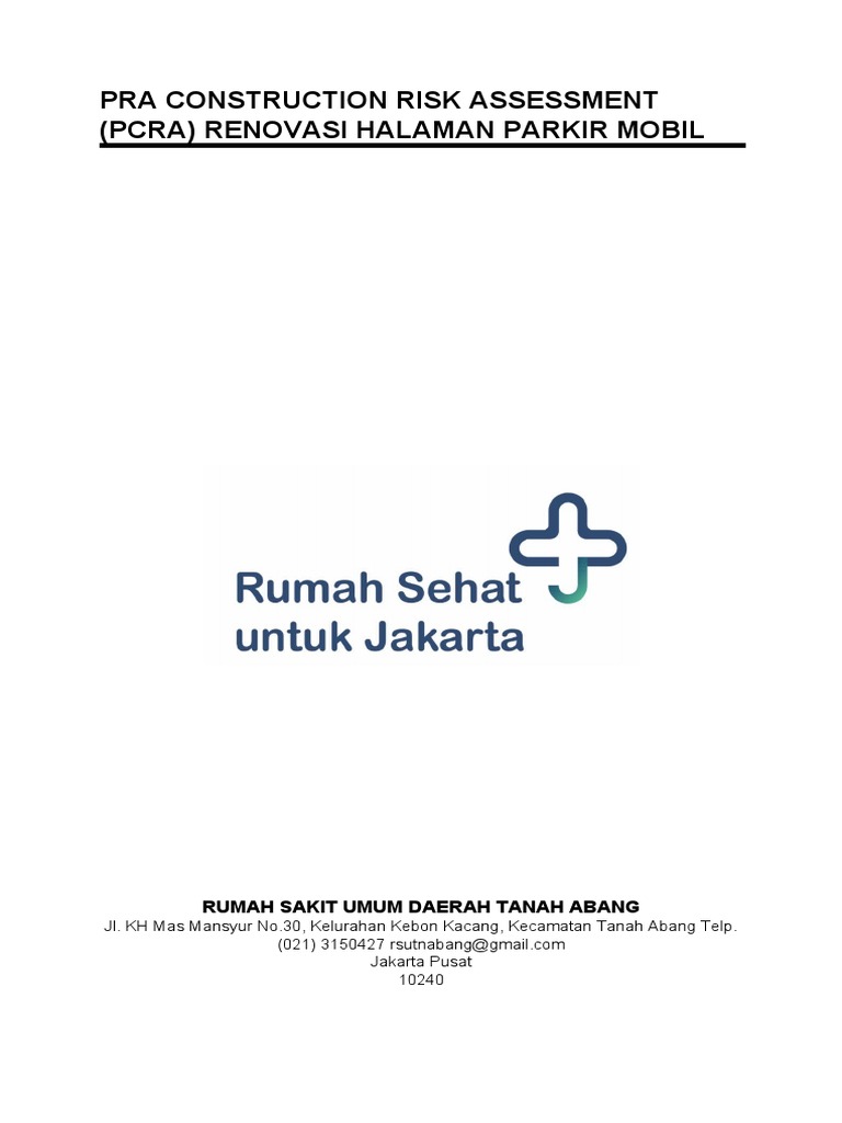 Pcra Pekerjaan Konblok | PDF