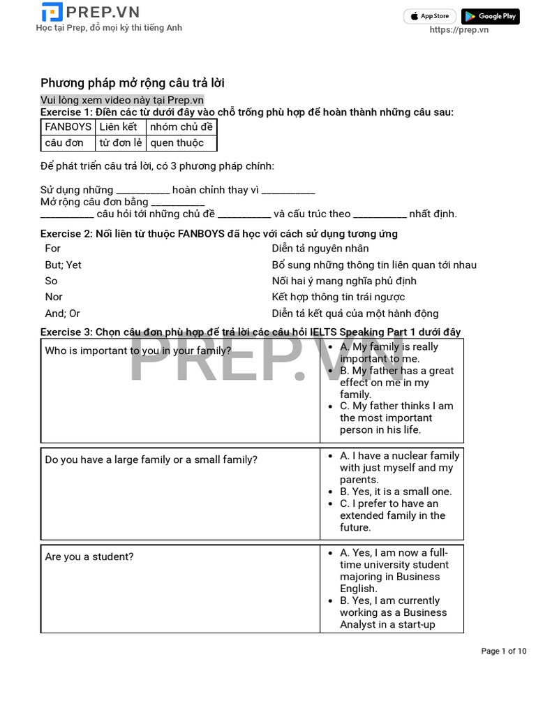 Prep - VN | PDF | Vietnam