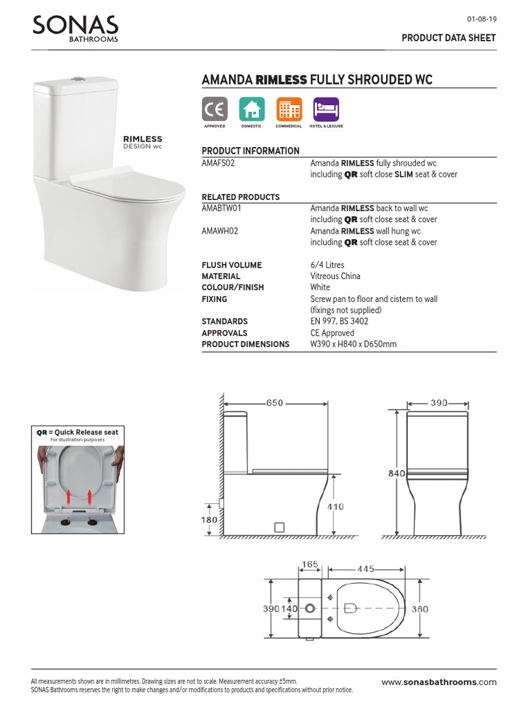 Amanda Rimless Fully Shrouded WC Aug 2019 | PDF