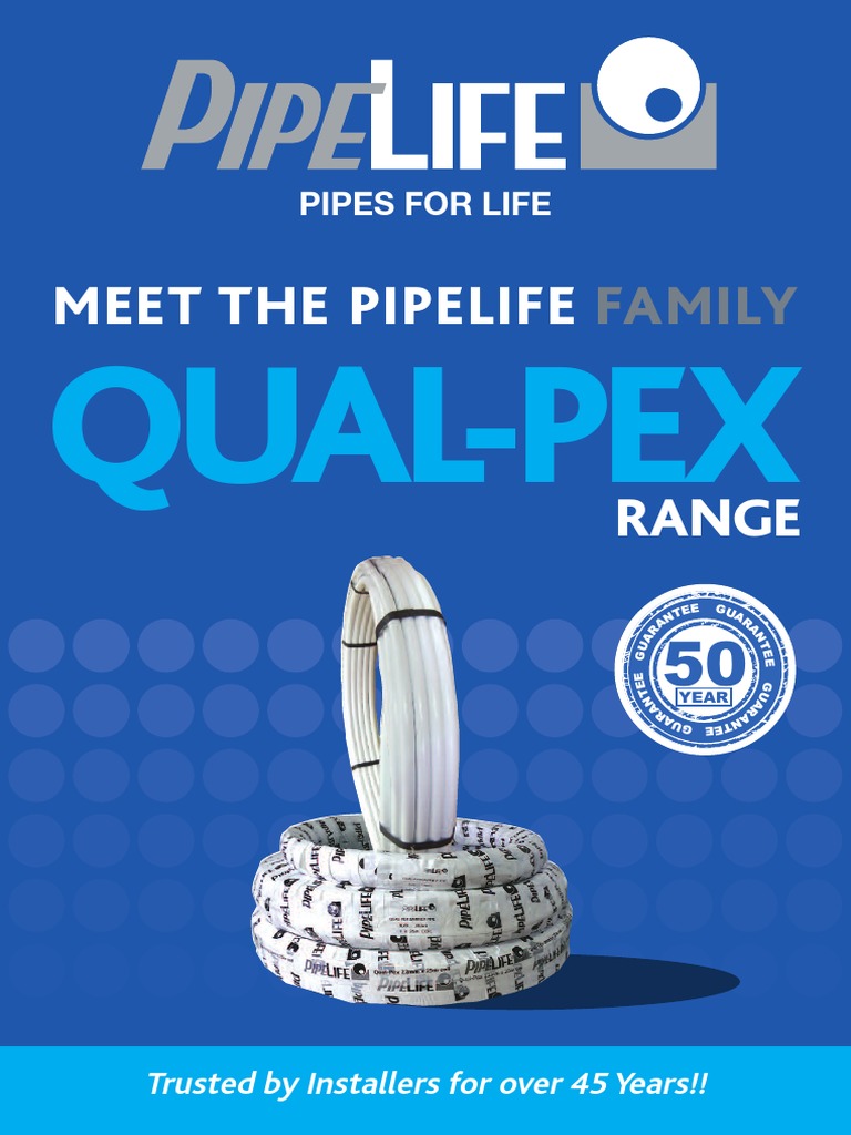 Pipelife Qual-Pex Pipe Range Leaflet | PDF | Pipe (Fluid Conveyance ...