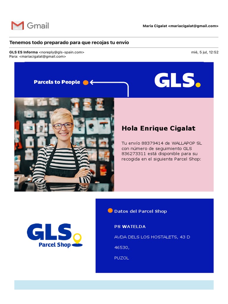 Tenemos Todo Preparado para Que Recojas Tu Envío | PDF