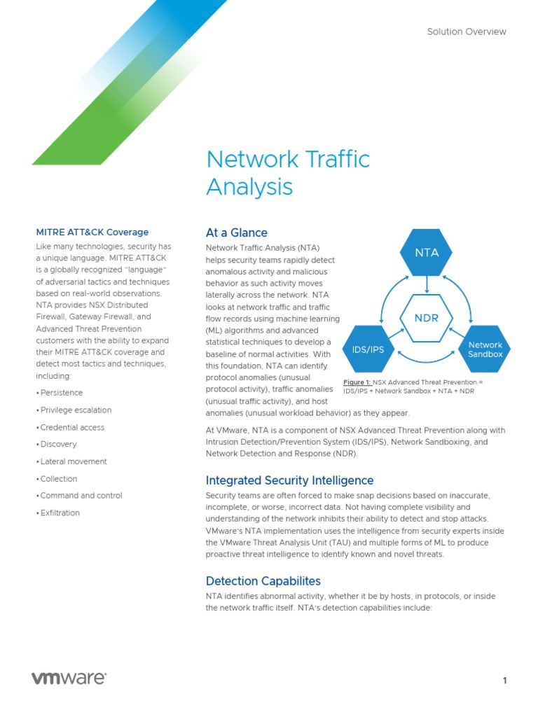 Vmware NSX Network Traffic Analysis | Download Free PDF | Information ...