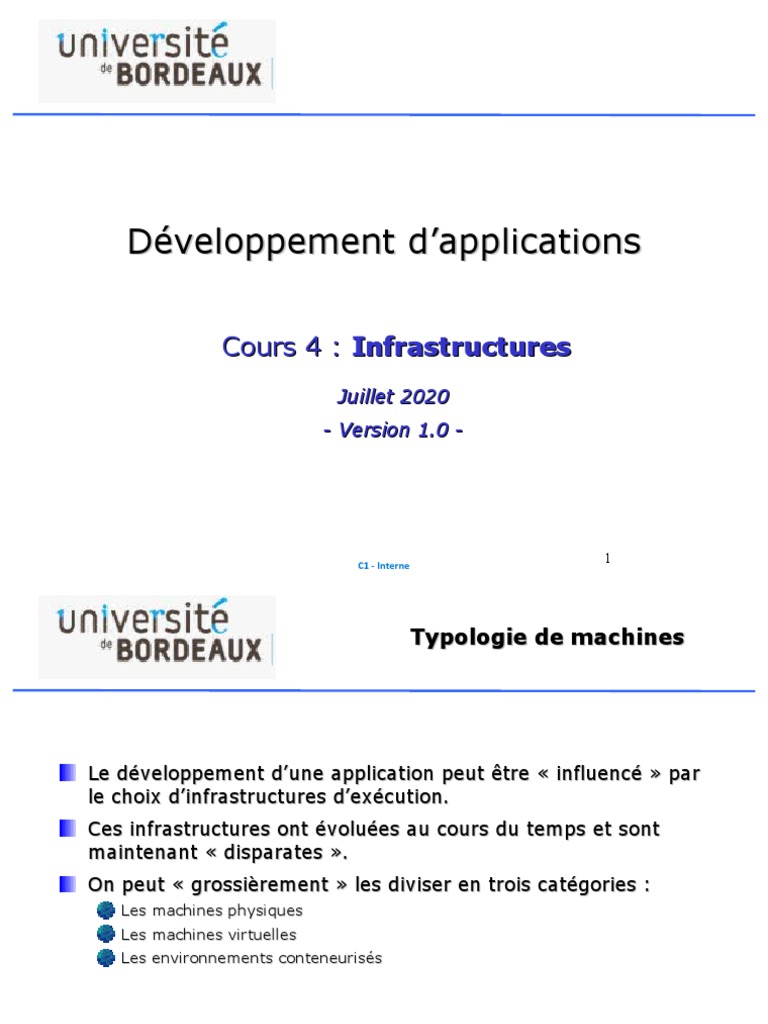 Infrastructures Cloud et Virtualisation | PDF | Cloud computing | Virtualisation