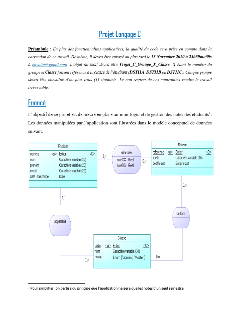 Projet C | PDF