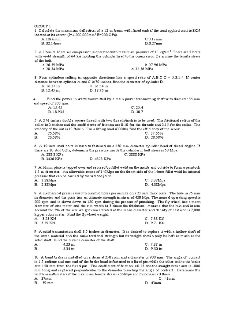 Machine Design | PDF