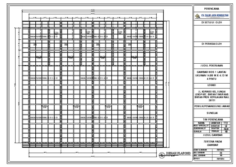 29.Denah Plafond | PDF