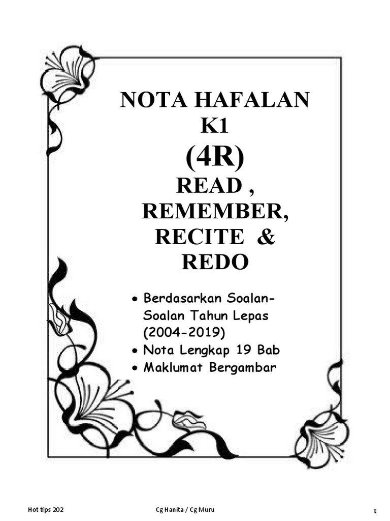 Formula k1 SPM (4r) Hot Tips 2020 | PDF