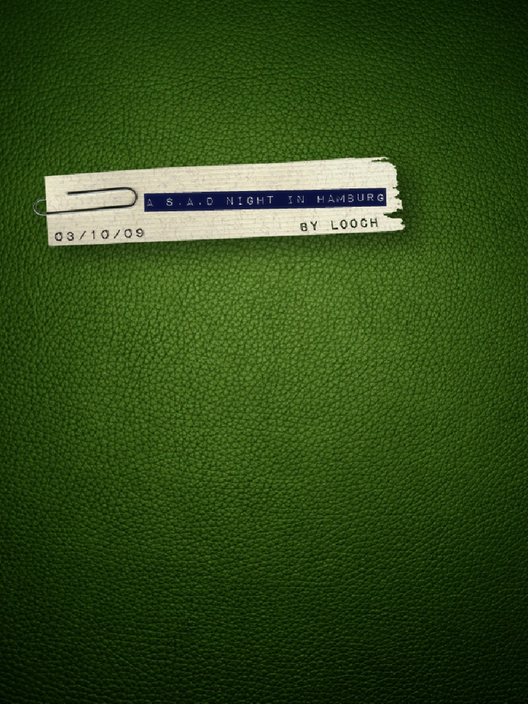 Looch - A.S.A.D. Night in Hamburg | PDF | Mentalism | Mind
