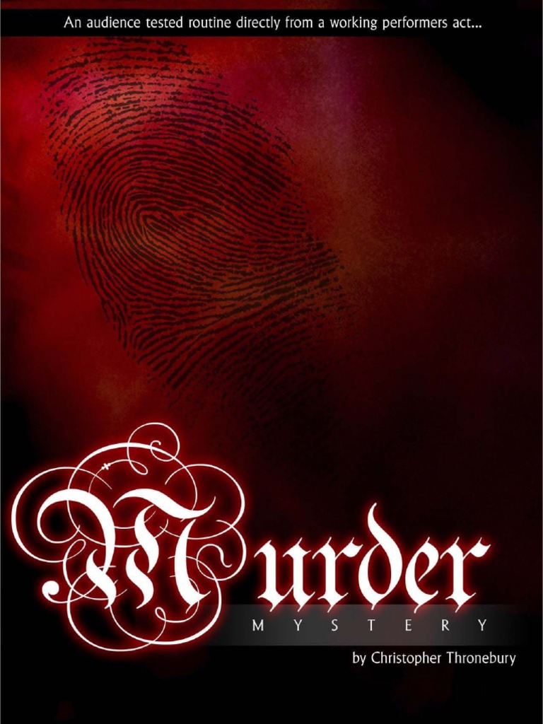 Christopher Thronebury - Murder Mystery | PDF