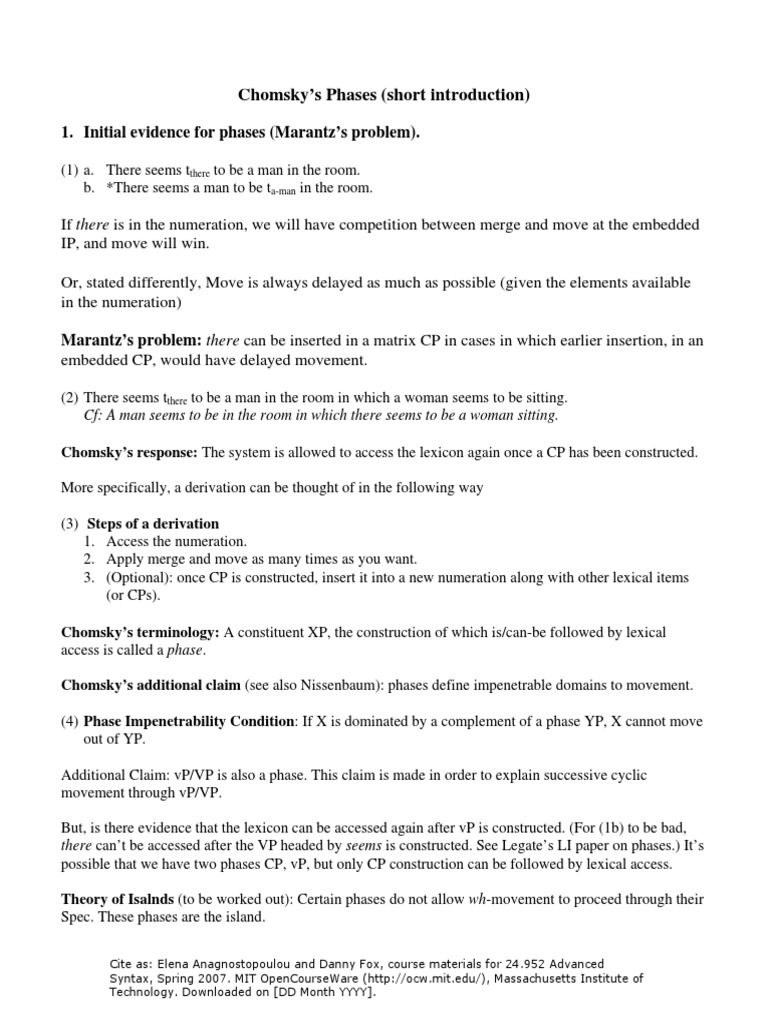 Linearization | PDF | Syntax | Human Communication
