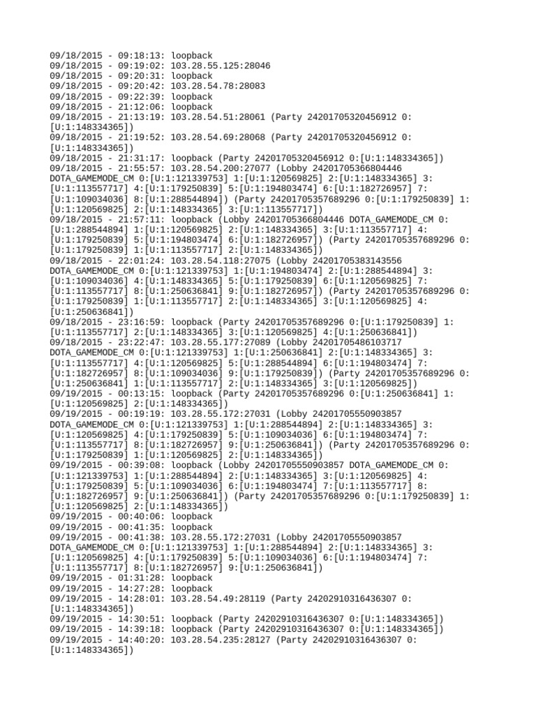 Server Log Pdf