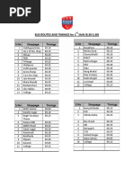 Surat City Bus Route Timetable | PDF
