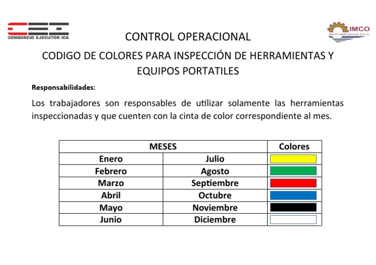 Colores Del Mes | PDF