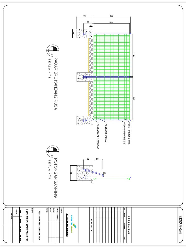 Pagar BRC Detail | PDF