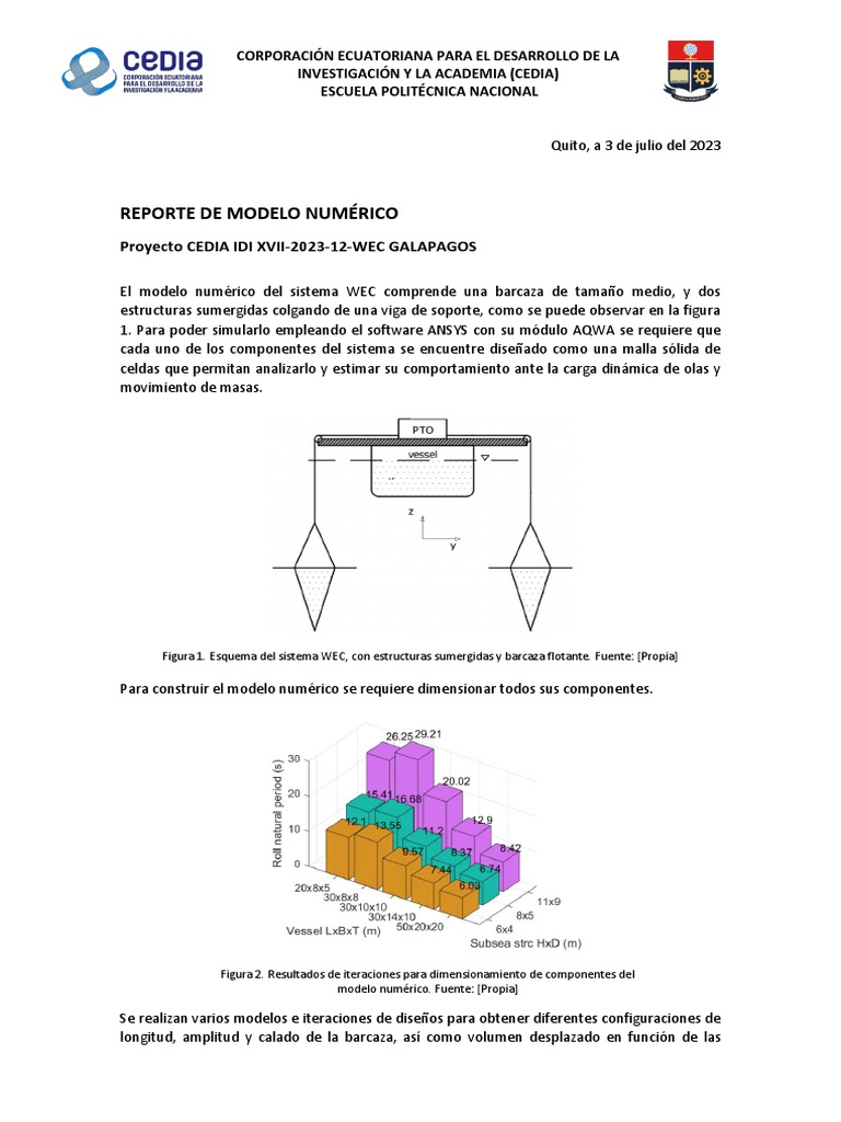 Reporte Modelo Numérico | PDF