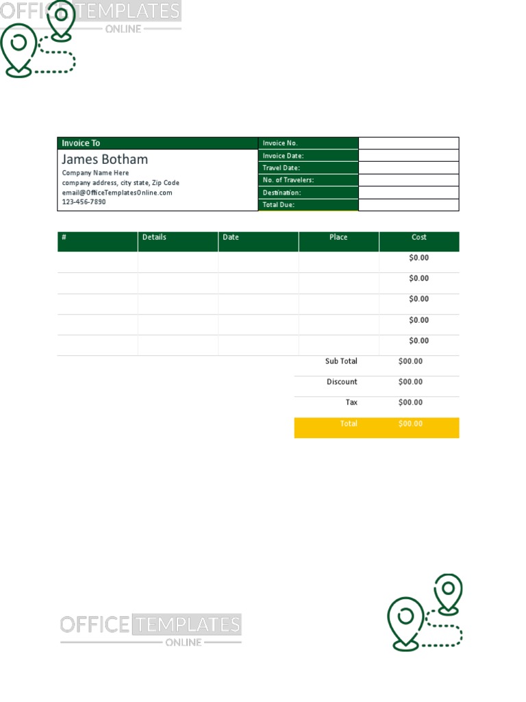 James Botham: Invoice To | PDF