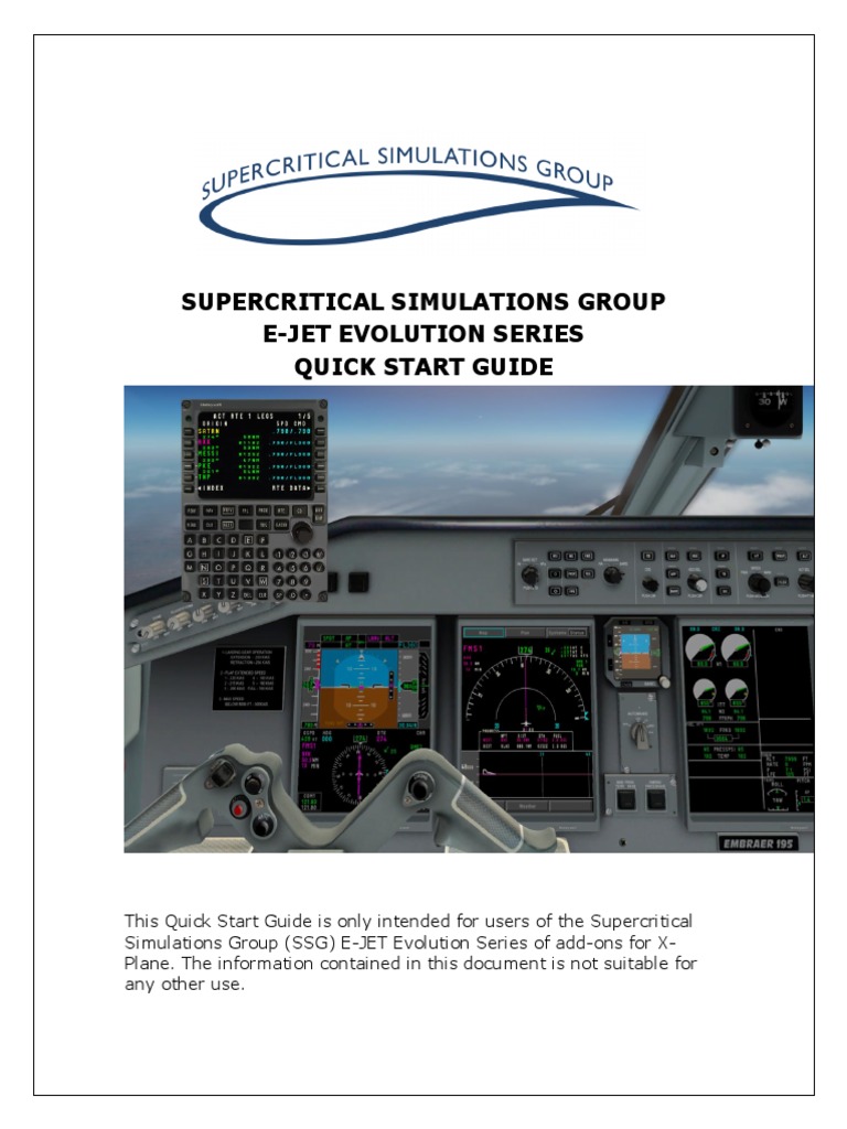 SSG E-Jet Series Quick Start Guide | PDF | Aerospace | Vehicles
