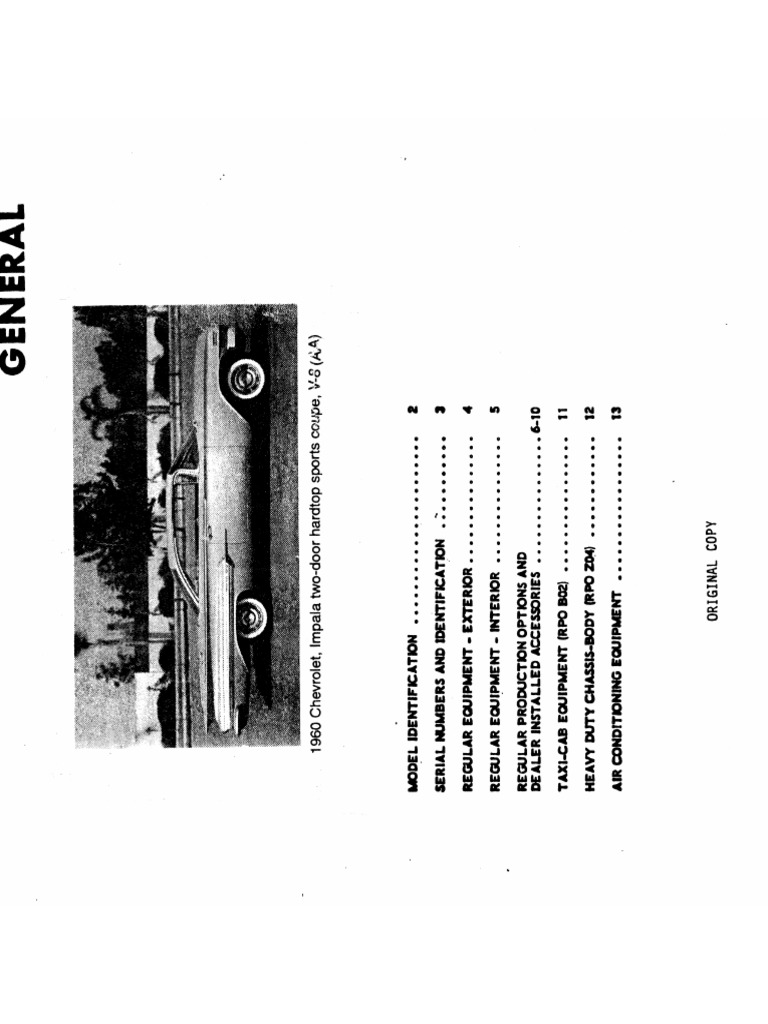 1967 Chevrolet Impala | PDF