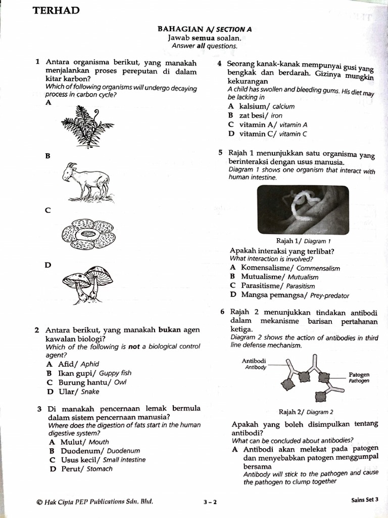 F2 Science Objectives Pep | PDF