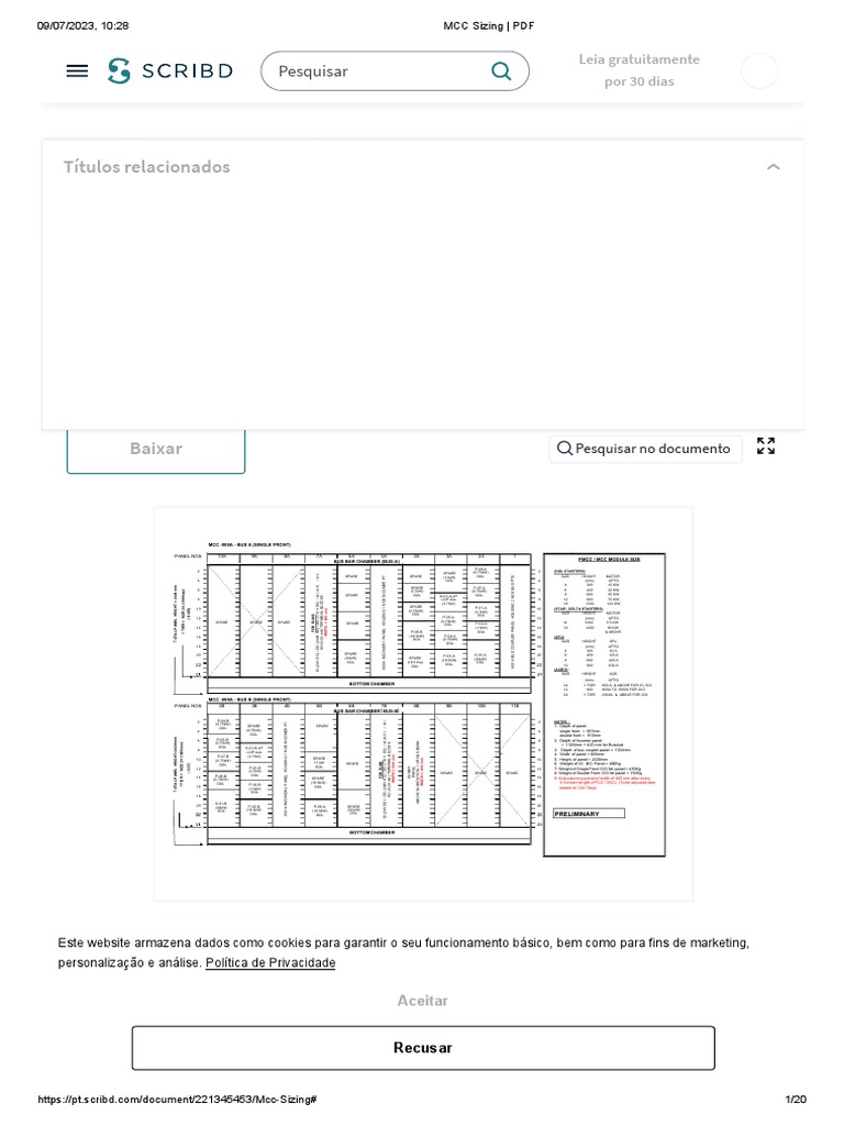 MCC Sizing - PDF | PDF