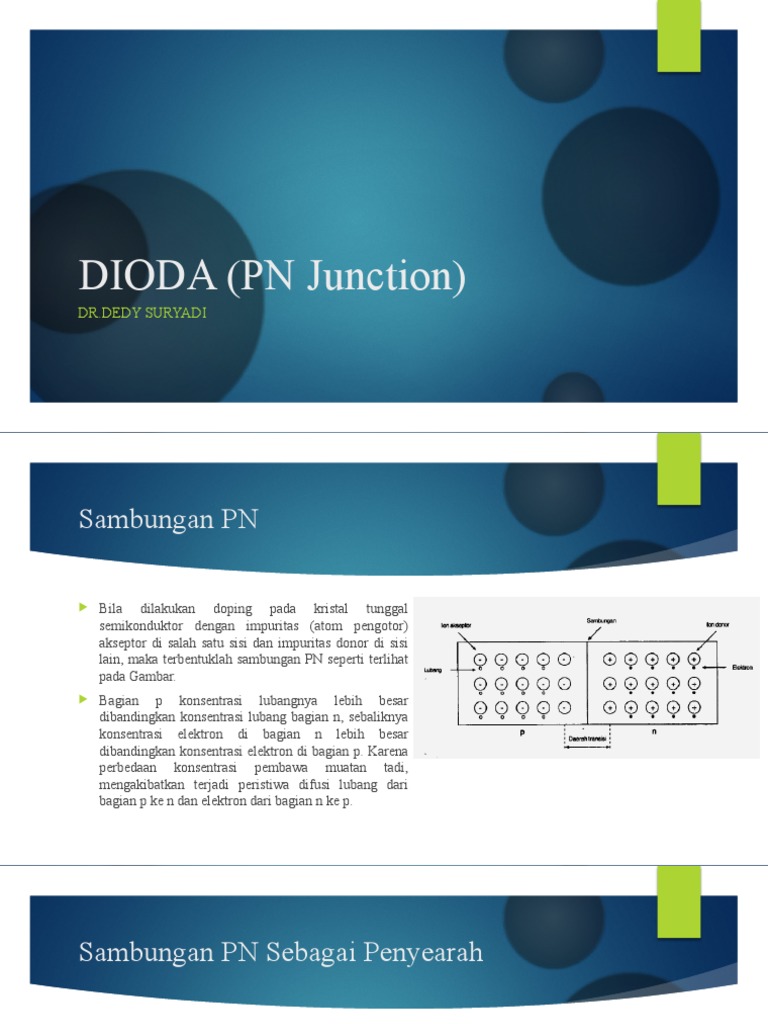 DIODA (PN Junction) | PDF | Metode & Bahan Ajar | Seni