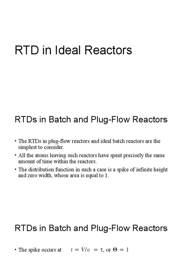 Segregation Model | Download Free PDF | Chemical Reactor | Applied And ...