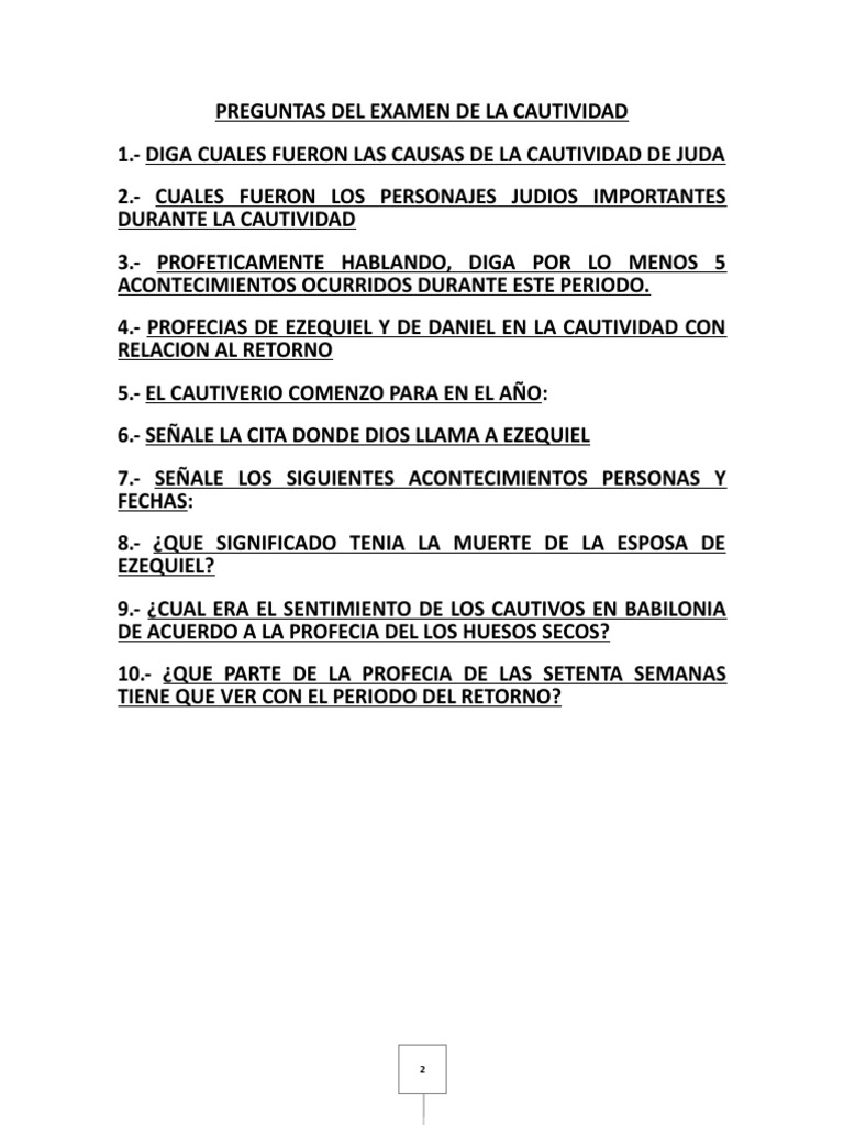 Preguntas Del Examen Alumnos | PDF | Templo en jerusalén | Alejandro el Grande