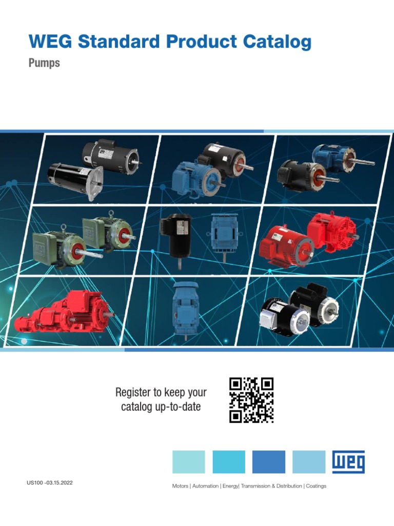 US100 Standard Catalog Pump Motors | PDF | Electrical Equipment ...