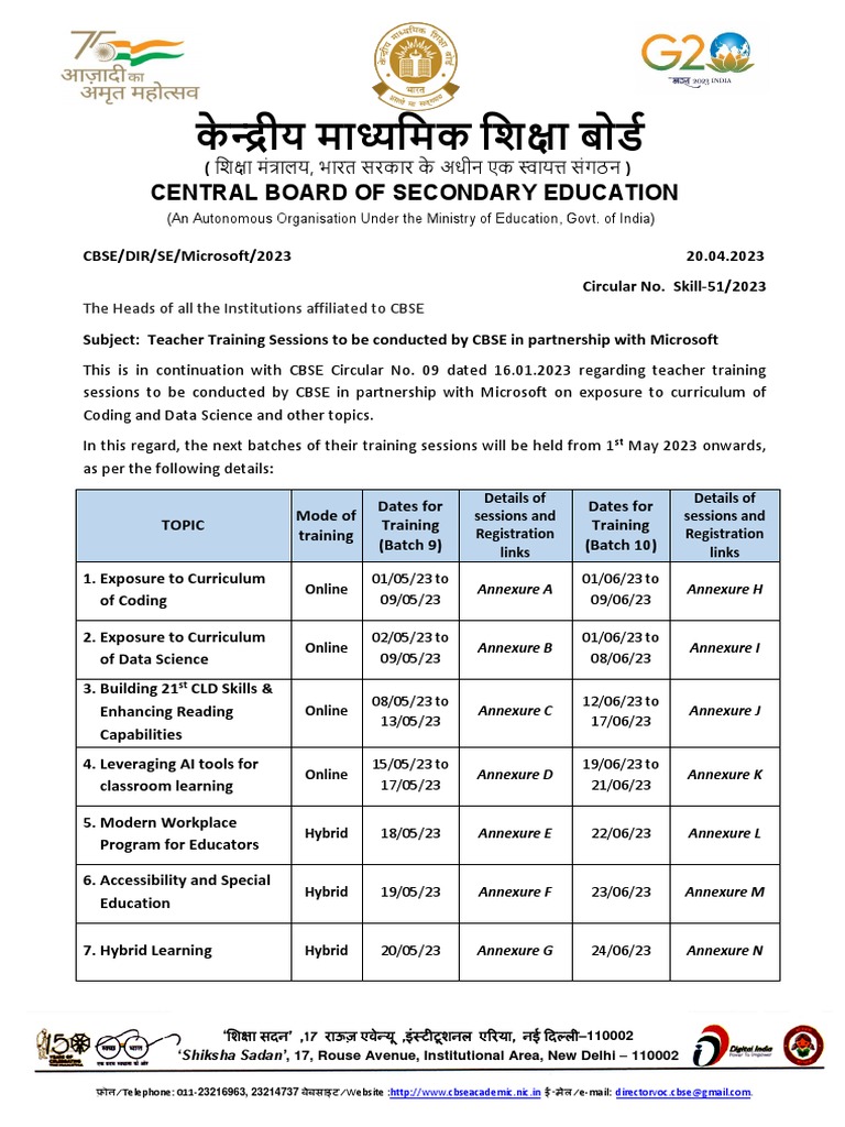 51 Circular 2023 | PDF | Computers