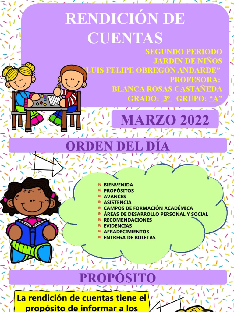 Junta Rendición de Cuentas 2do Momento Blankaa | PDF | Ciencia ...