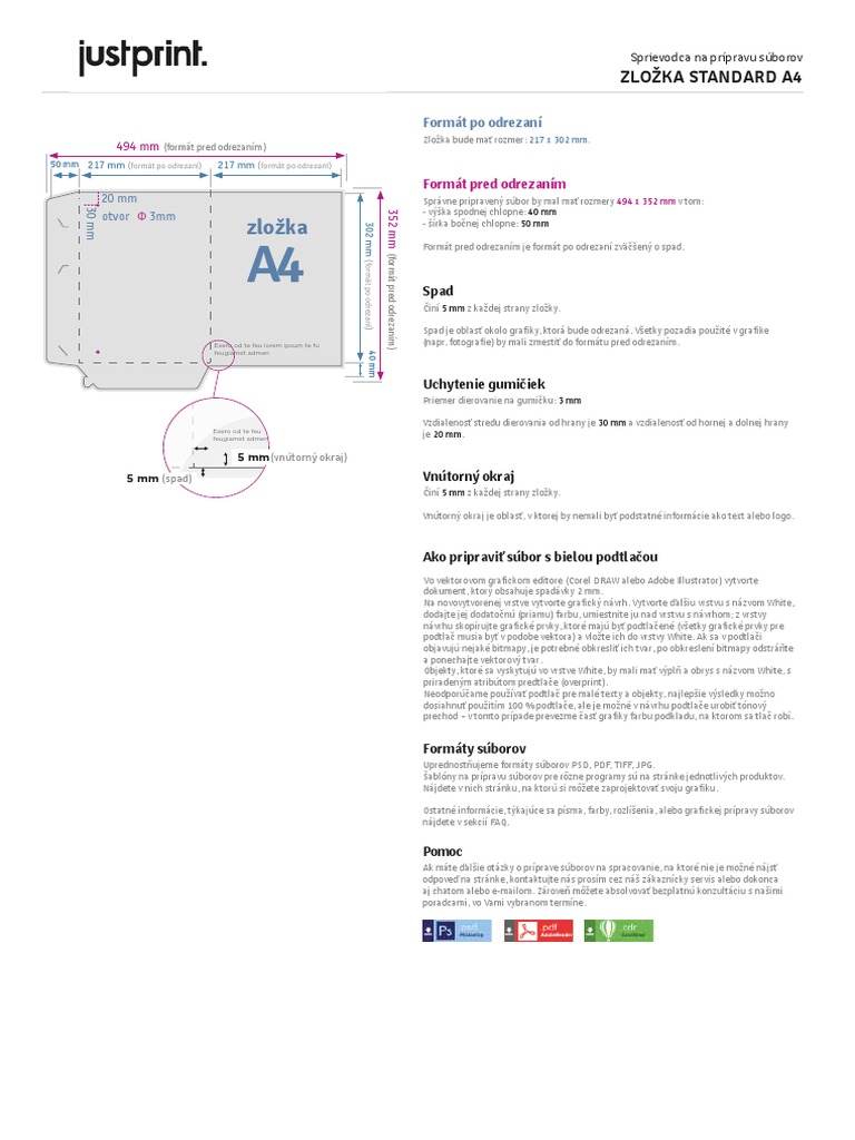 Justprint Zlozka Standard 551 | PDF