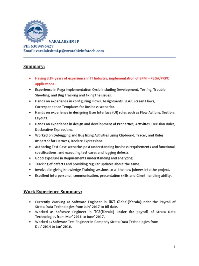 Laxmi Resume | PDF | Business