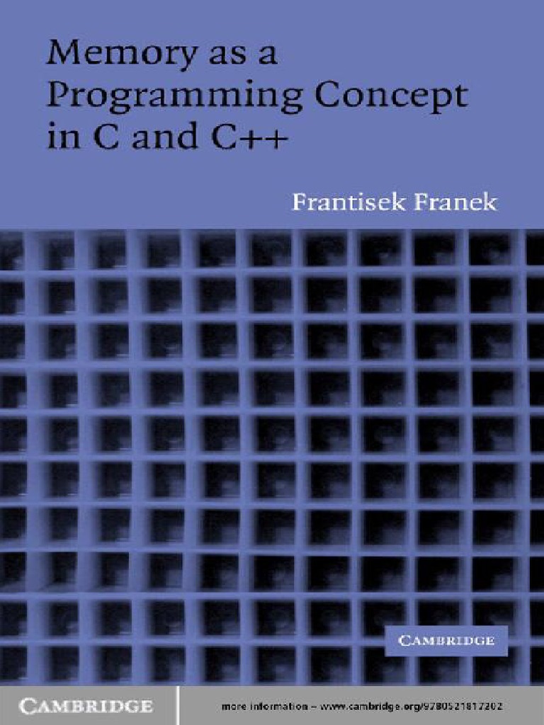Memory As A Programming Concept in C and C++ (PDFDrive) | Download Free ... Memory As A Programming Concept in C and C++ (PDFDrive) | Download Free ...