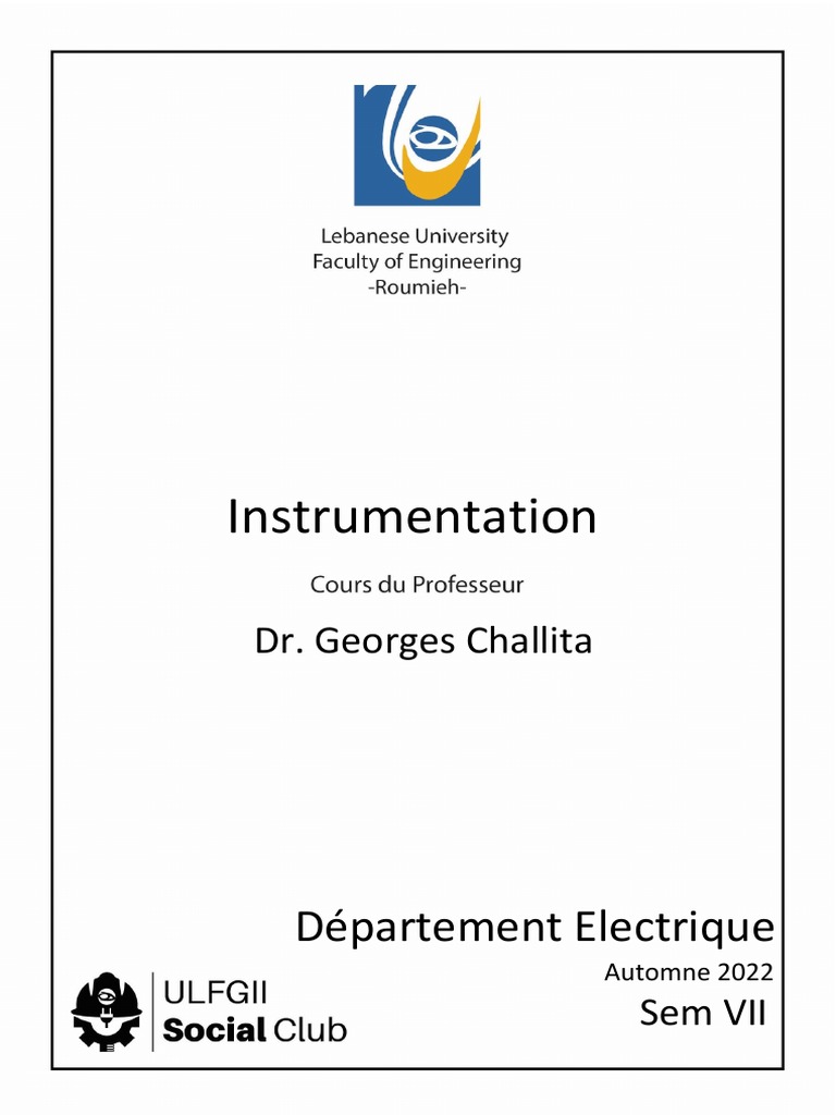 Instrumentation - Slides | PDF