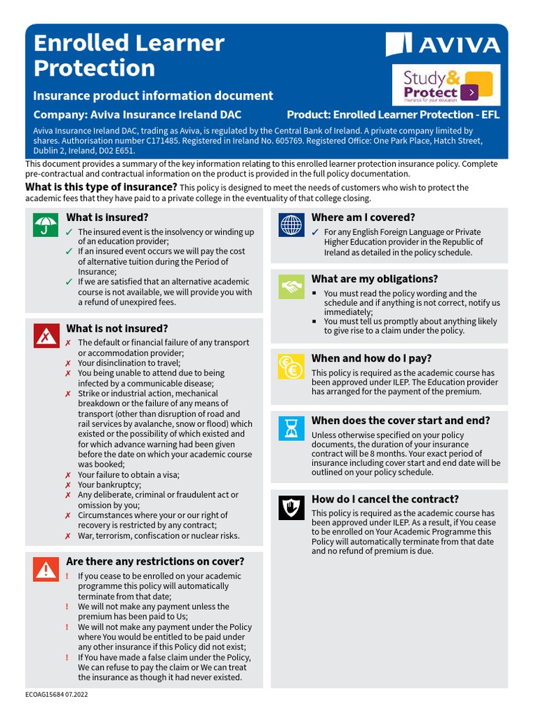 Learner Protection ILEP IPID | PDF | Insurance | Private Law