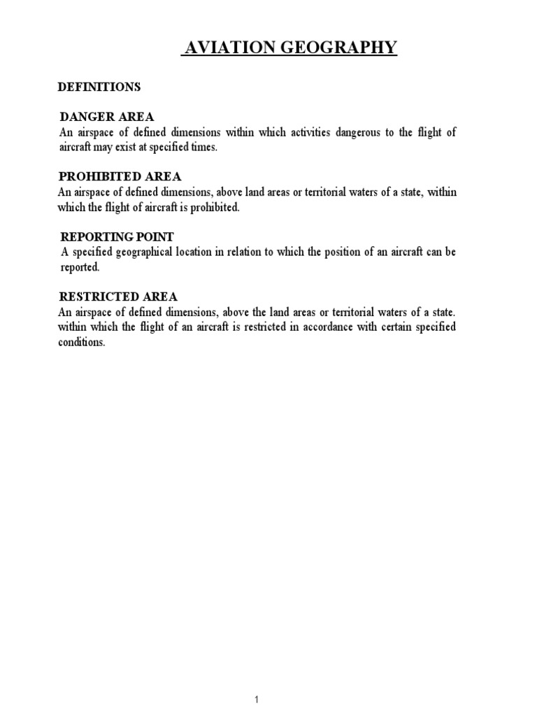 AVIATION GEOGRAPHY Flight Dispatch | PDF | Instrument Flight Rules ...