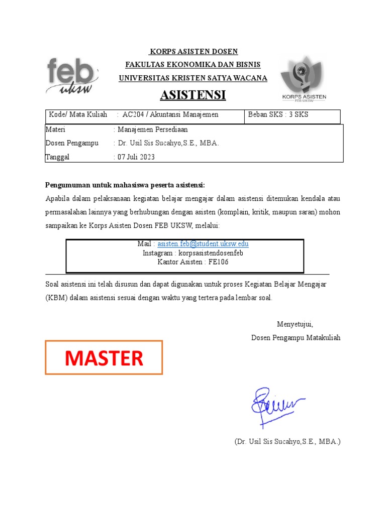 Pertemuan 9 Akmen | PDF